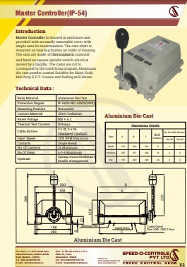 Master Controller Crane Control Gears Equipment Suppliers
